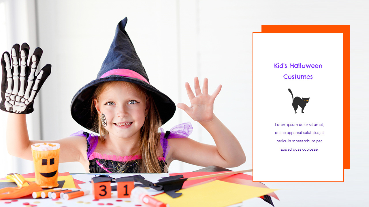 Halloween Party slide template