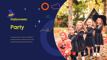 Halloween Party slide template