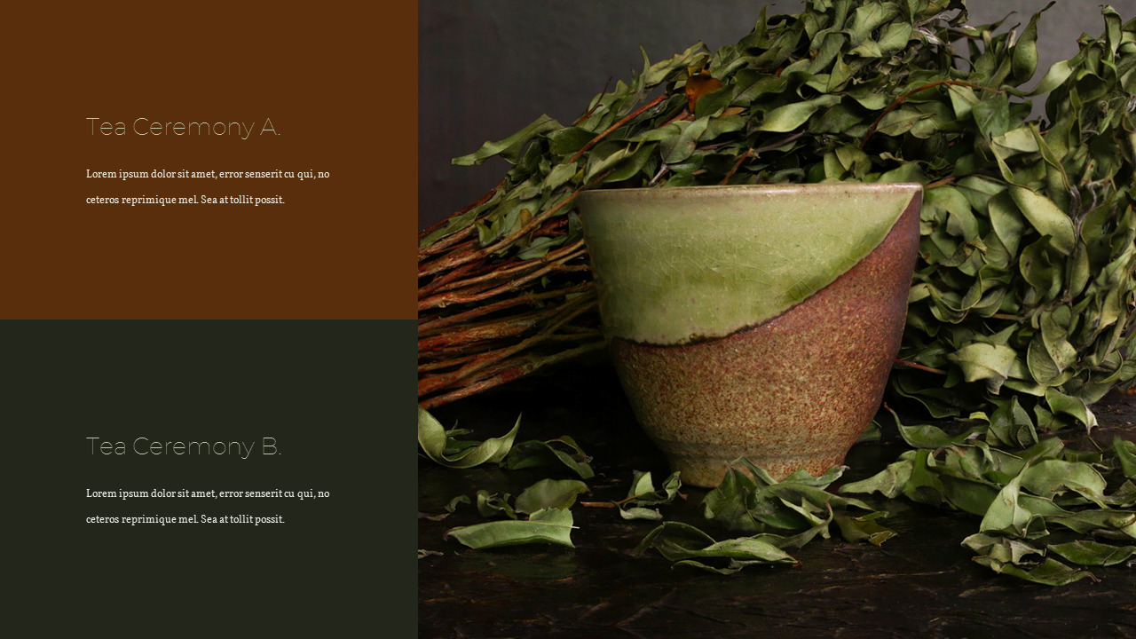 Traditional Tea Product Deck|Lifestyle|Google Slides