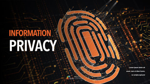 Information Privacy keynote template download