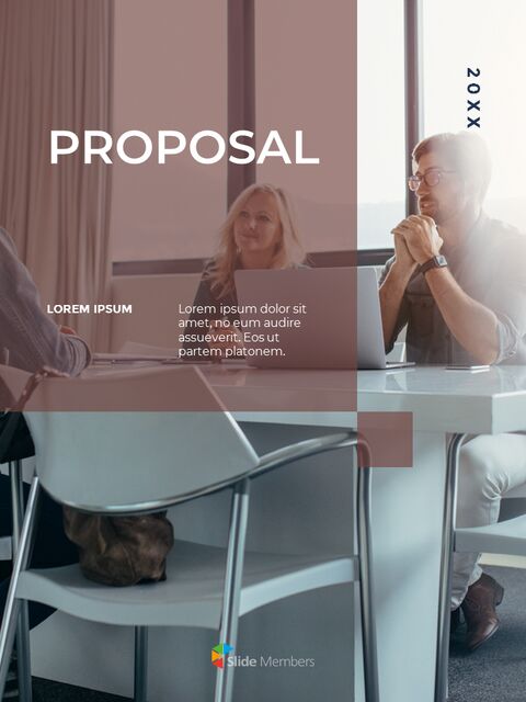 Modern Business Proposal template design