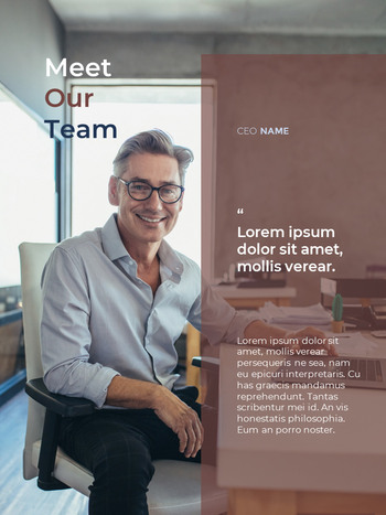 Modern Business Proposal template design