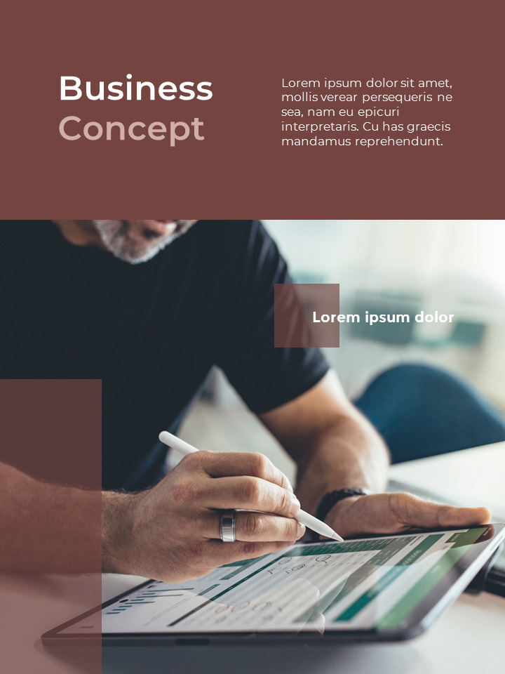 Modern Business Proposal template design