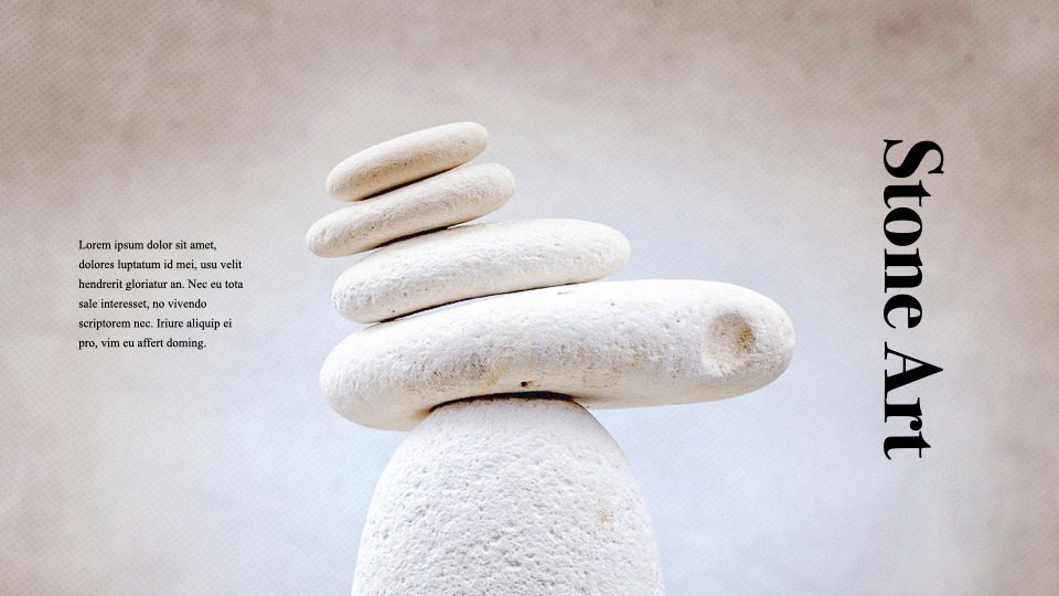 Stone Art slides presentation|Lifestyle|Keynote