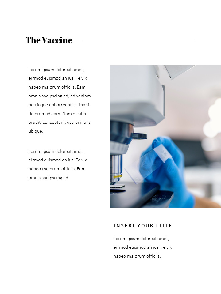 Vaccine template design