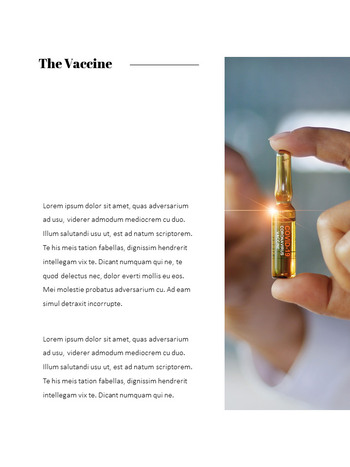 Vaccine template design