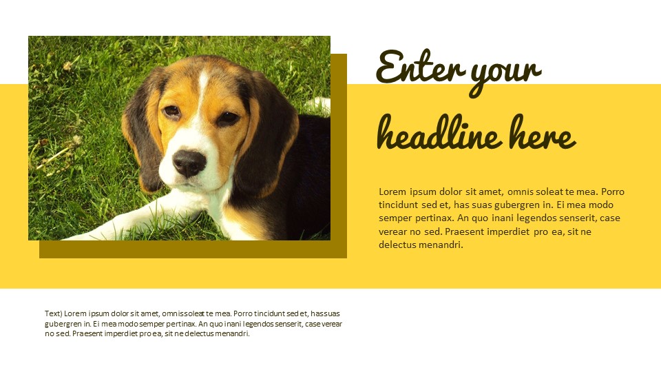 Puppy Behavior Analysis Google Presentation Slides|Animal