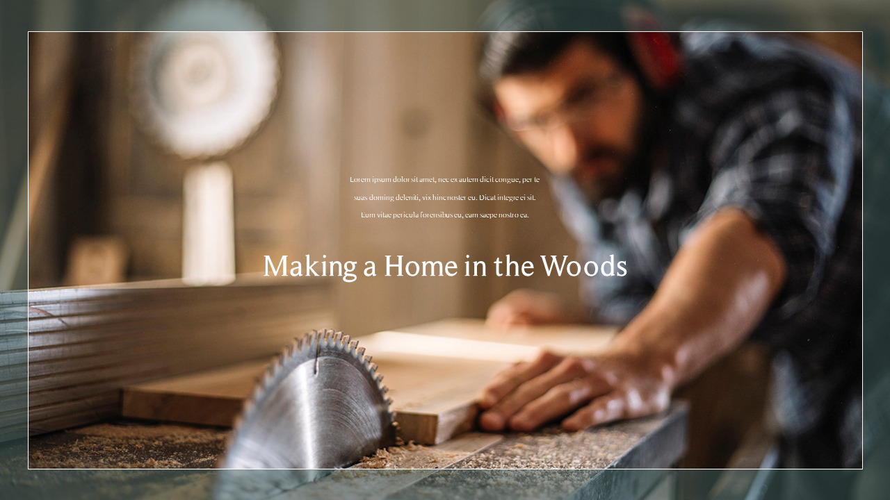 Building a House PowerPoint Theme