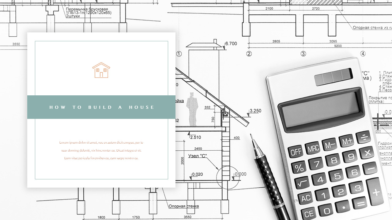 Building a House PowerPoint Theme