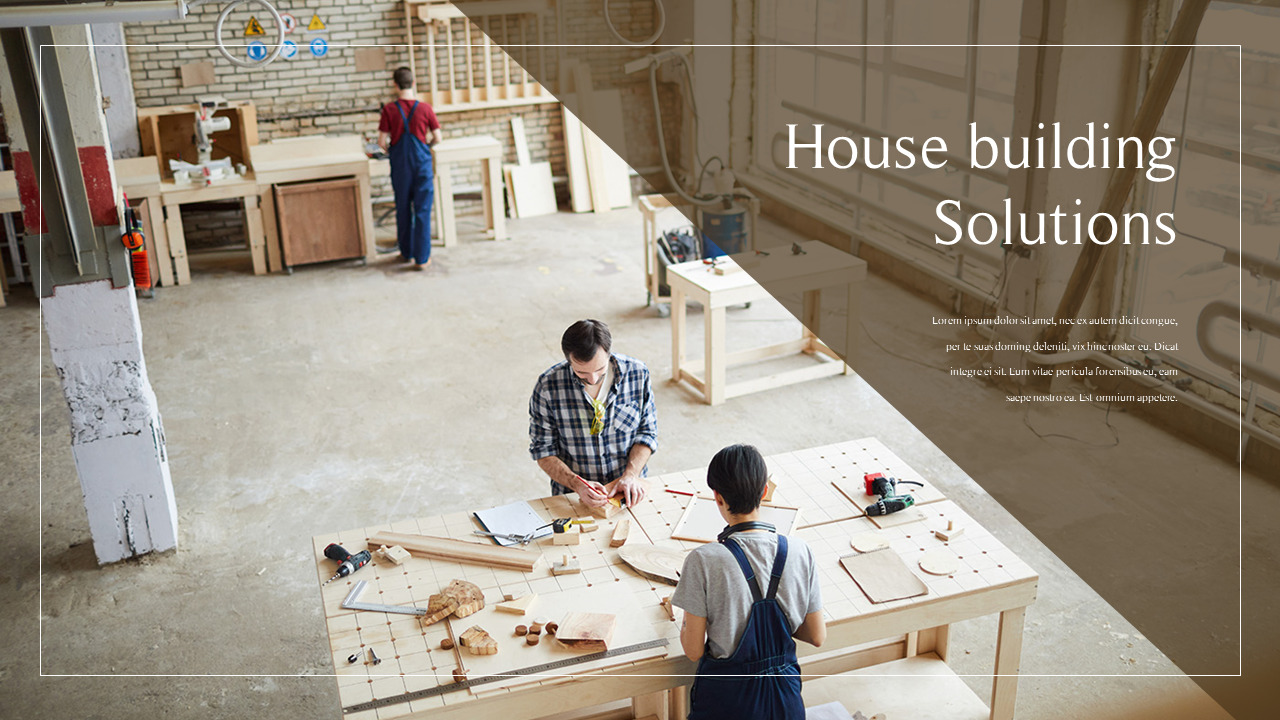 Building a House PowerPoint Theme