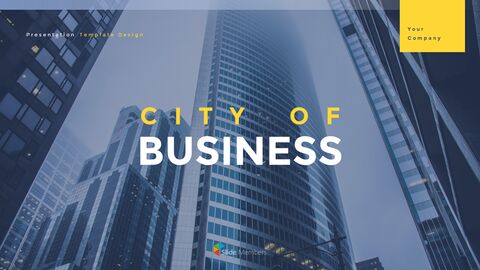 City of Business PowerPoint Backgrounds