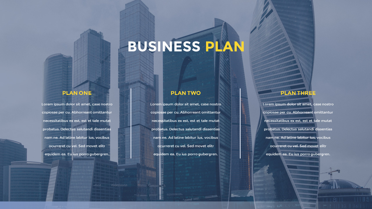 City of Business PowerPoint Backgrounds