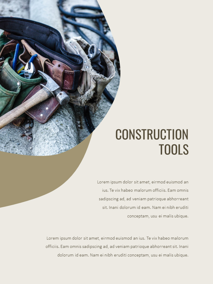 House Construction & Carpentry presentation slide