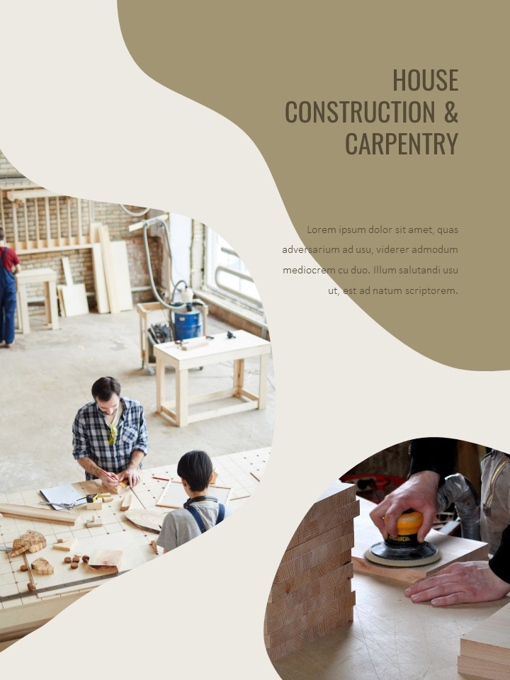 House Construction & Carpentry presentation slide
