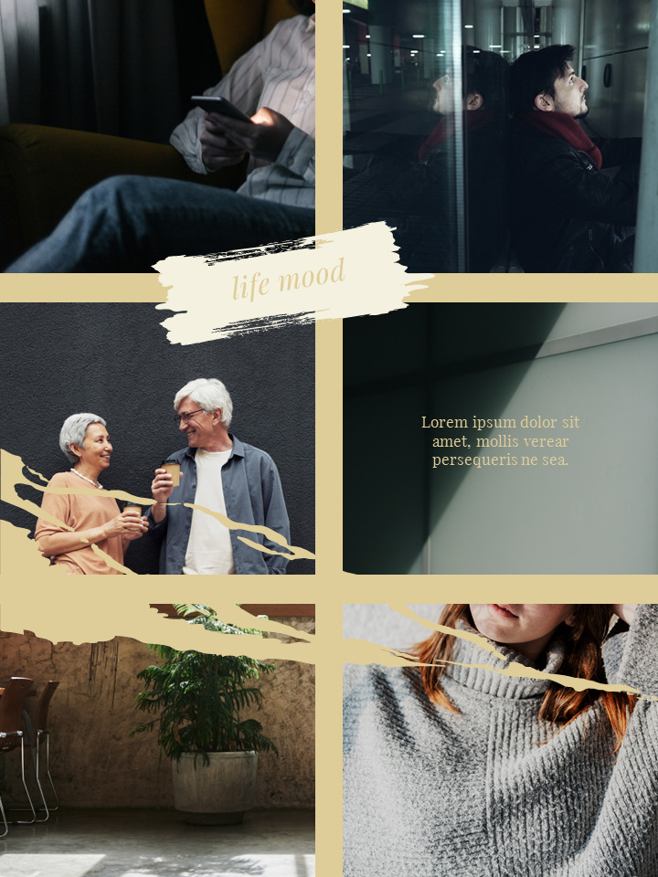 Mood in Lifestyle Simple Google Slides Templates