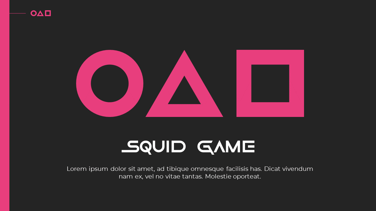 Squid Game Simple Concept Presentations PPT