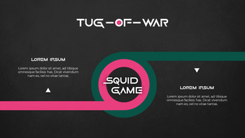 Squid Game Themed Presentation PowerPoint Template