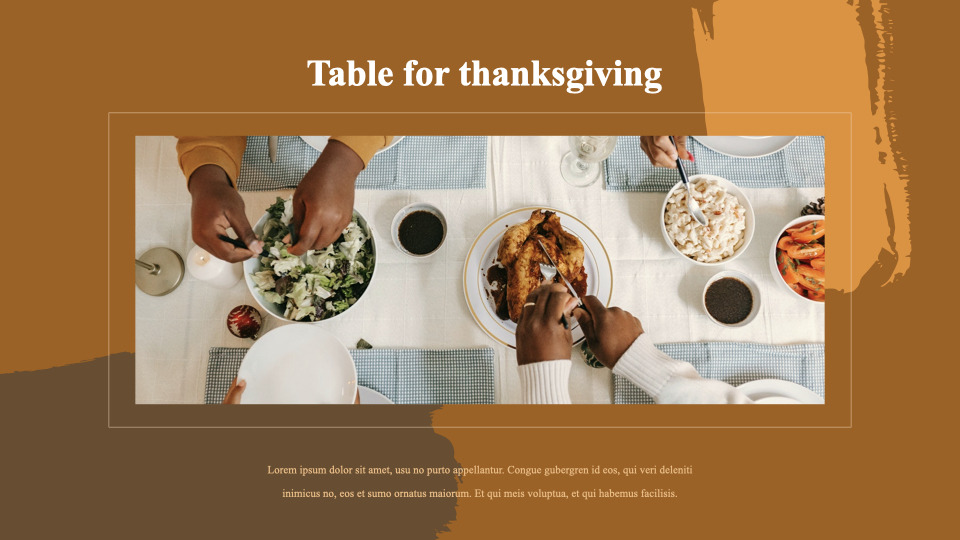 Thanksgiving Day with Family template keynote