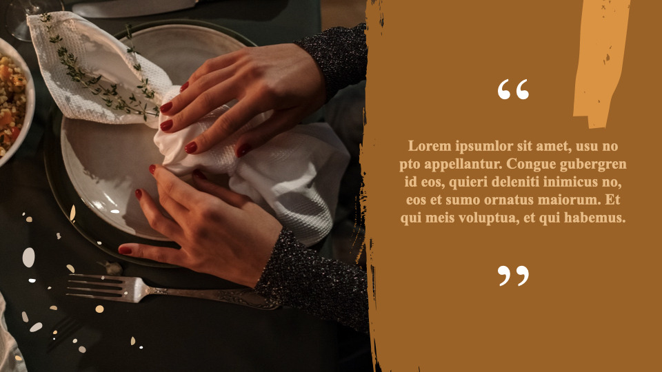 Thanksgiving Day with Family template keynote
