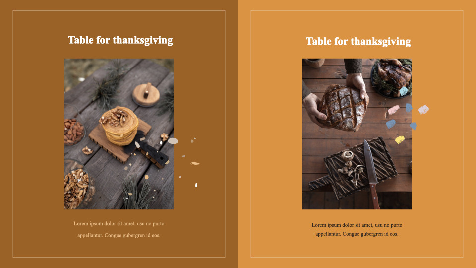 Thanksgiving Day with Family template keynote