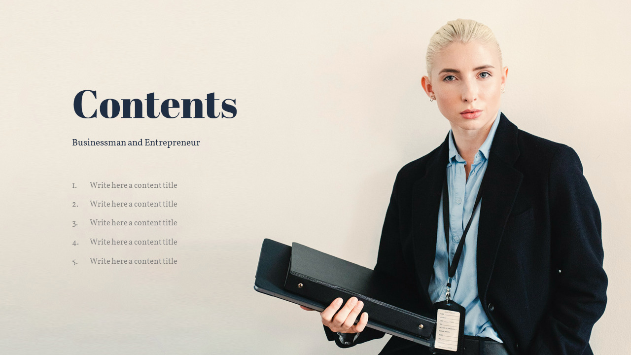 Businessman and Entrepreneur Google Slides Themes & Templates