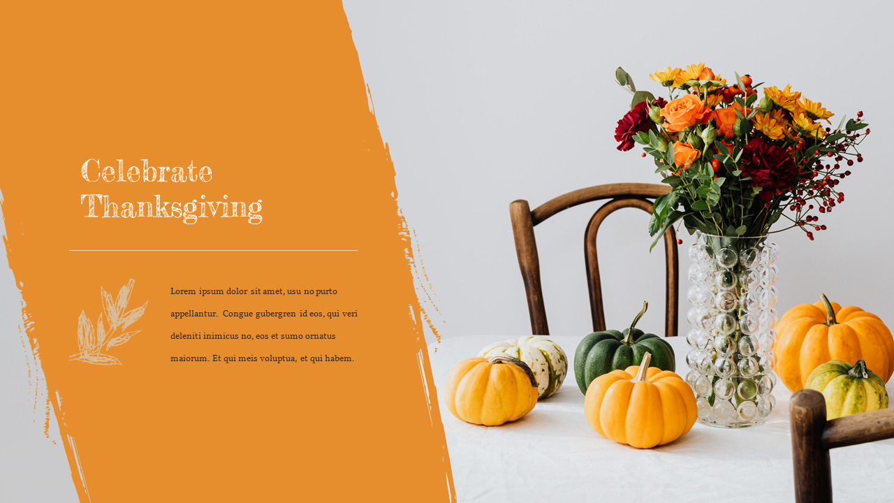 Thanksgiving Day with Family slides presentation