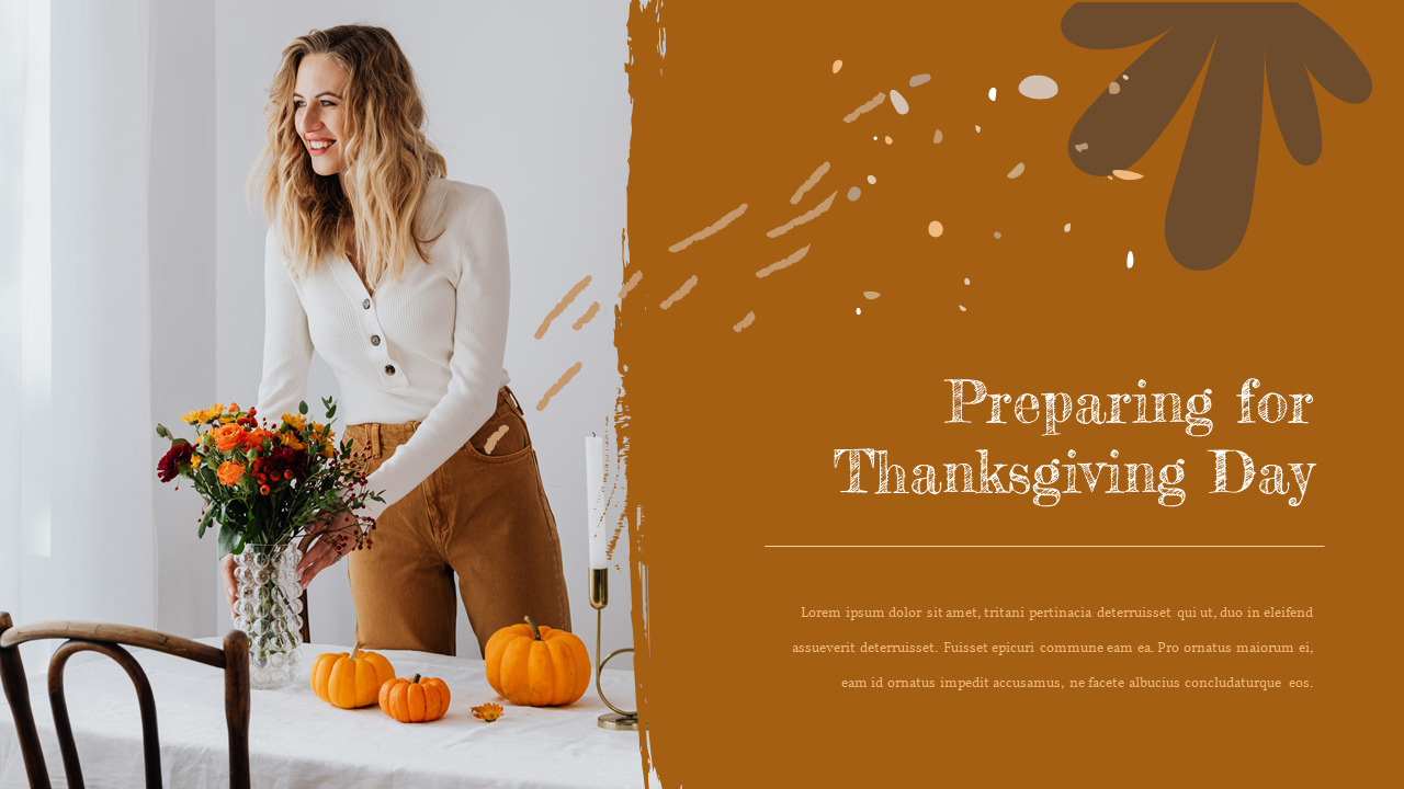 Thanksgiving Day with Family slides presentation