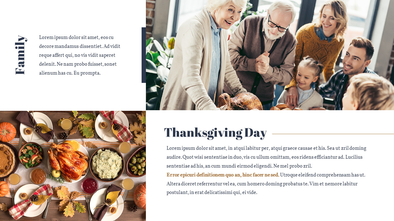 Happy Thanksgiving Day Slide Presentation