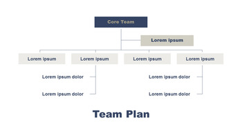 Minimalist Project presentation slide design