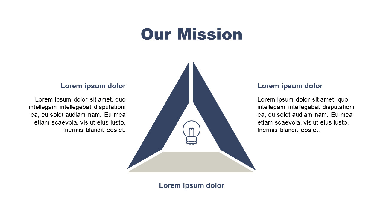 Minimalist Project presentation slide design