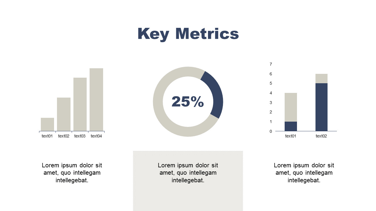 Minimalist Project presentation slide design