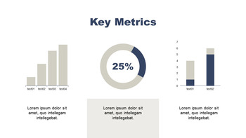 Minimalist Project presentation slide design
