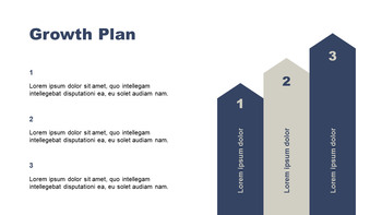 Minimalist Project presentation slide design