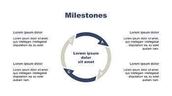 Minimalist Project presentation slide design