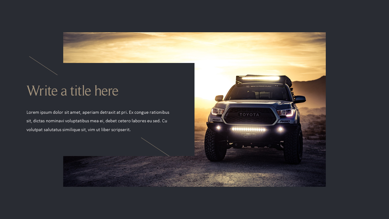 The Car PowerPoint Presentation PPT|Lifestyle|Templates