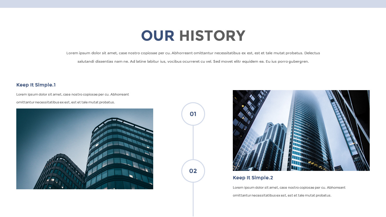 City of Business template design