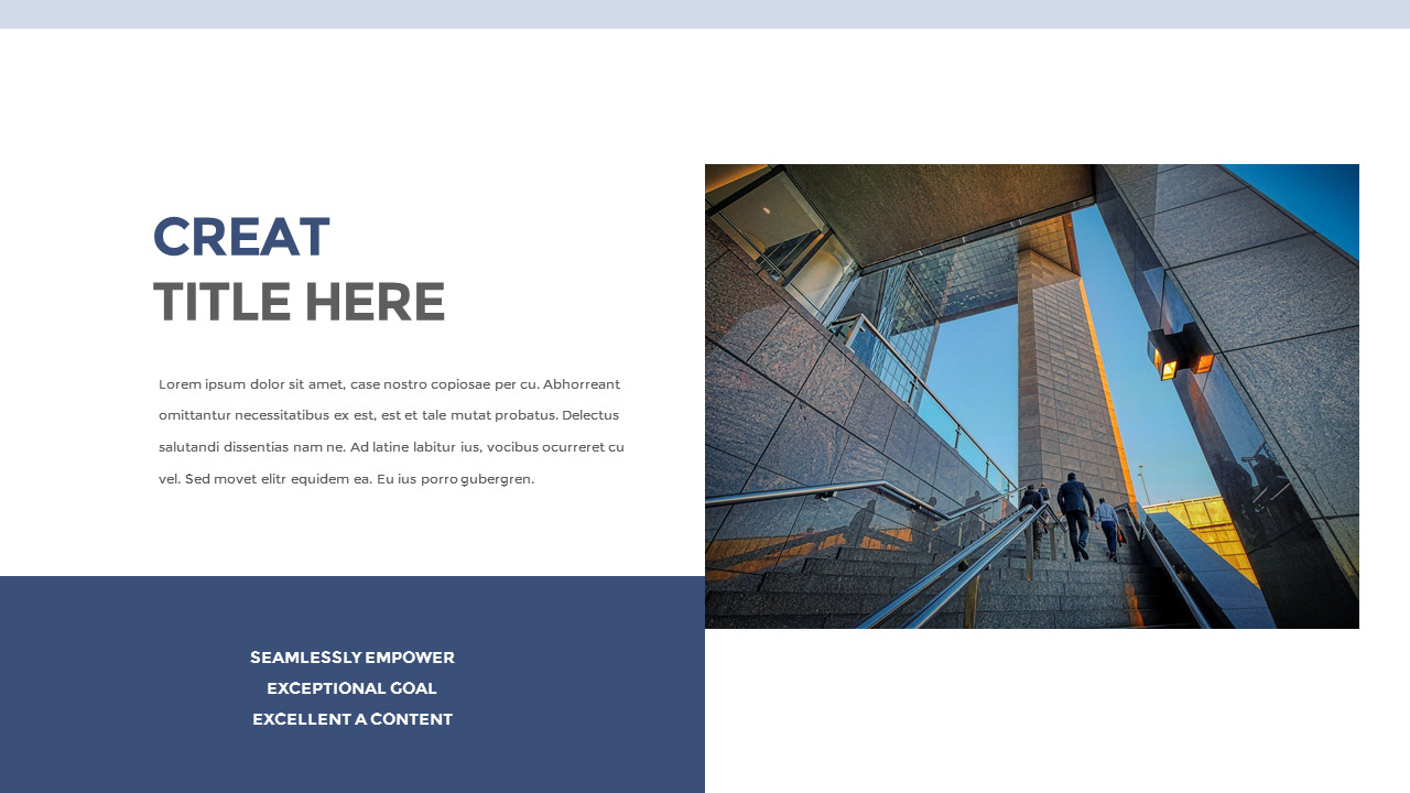 City of Business template design