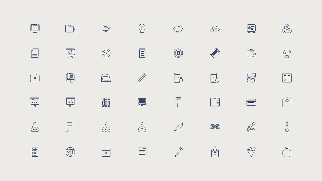 Minimalist Project presentation slide design