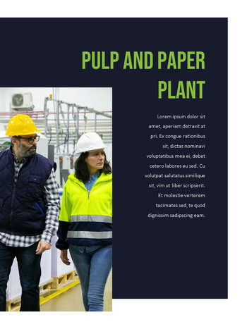 Pulp and Paper Industry Startup PPT Templates