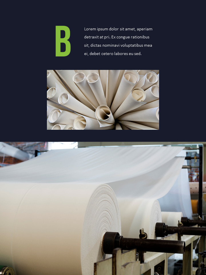 Pulp and Paper Industry Startup PPT Templates