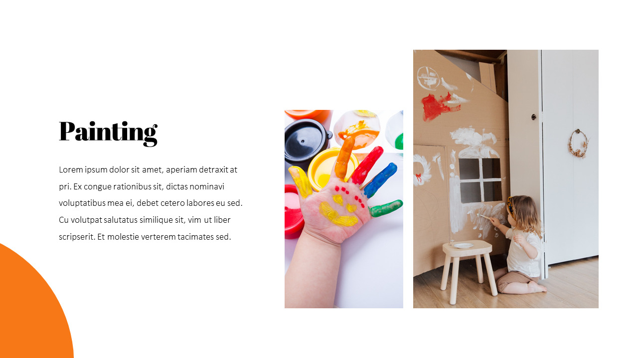 Child Art Google Slides to PowerPoint|Lifestyle