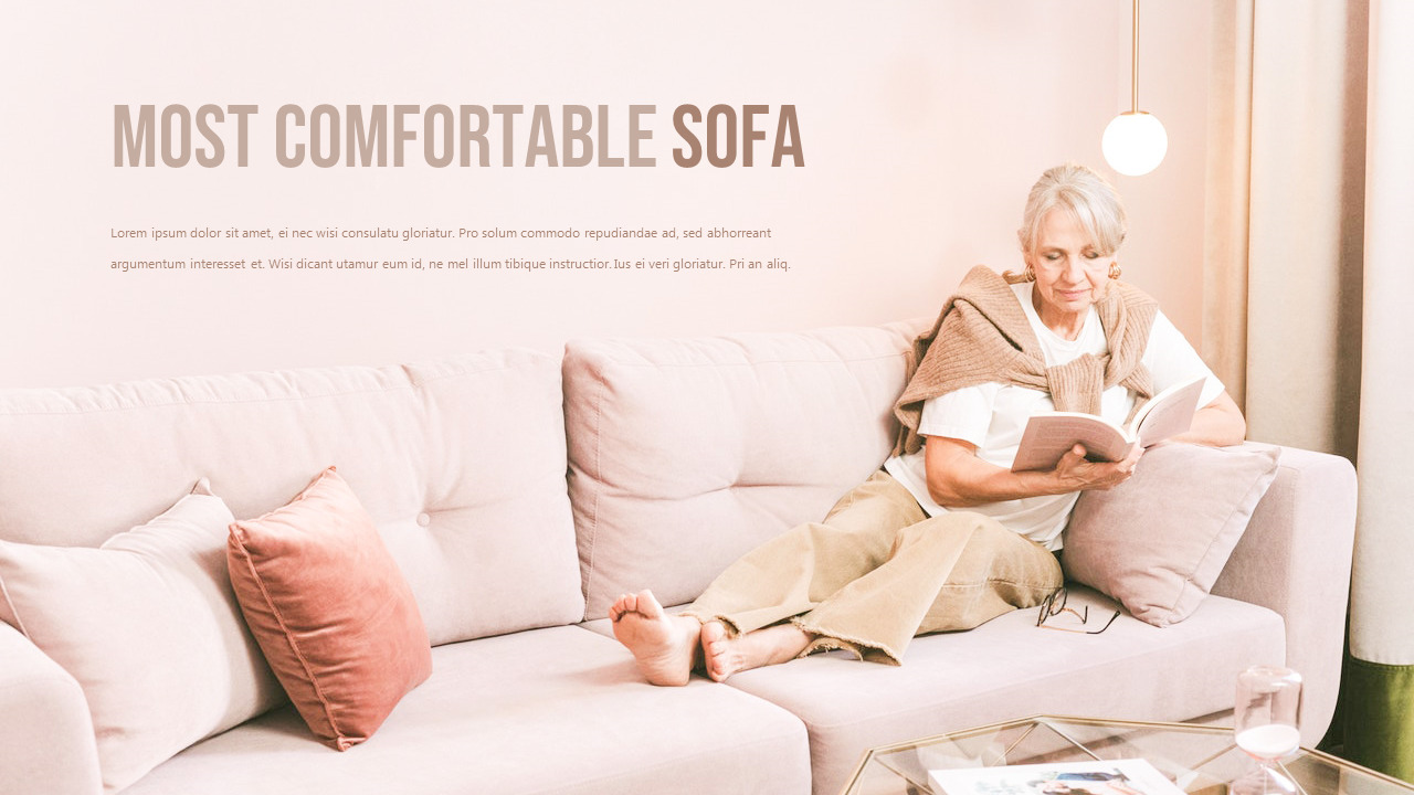Choosing the Perfect Sofa Best PowerPoint Presentation Templates|Lifestyle