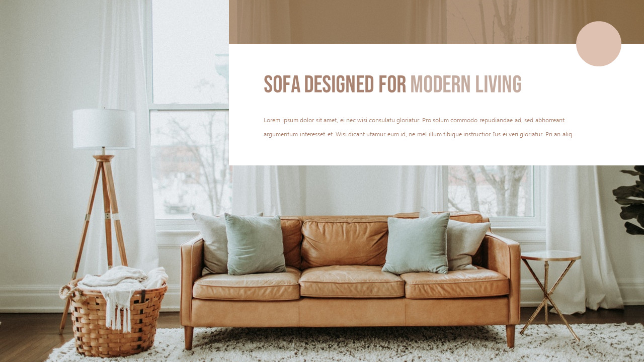 Choosing the Perfect Sofa Best PowerPoint Presentation Templates|Lifestyle
