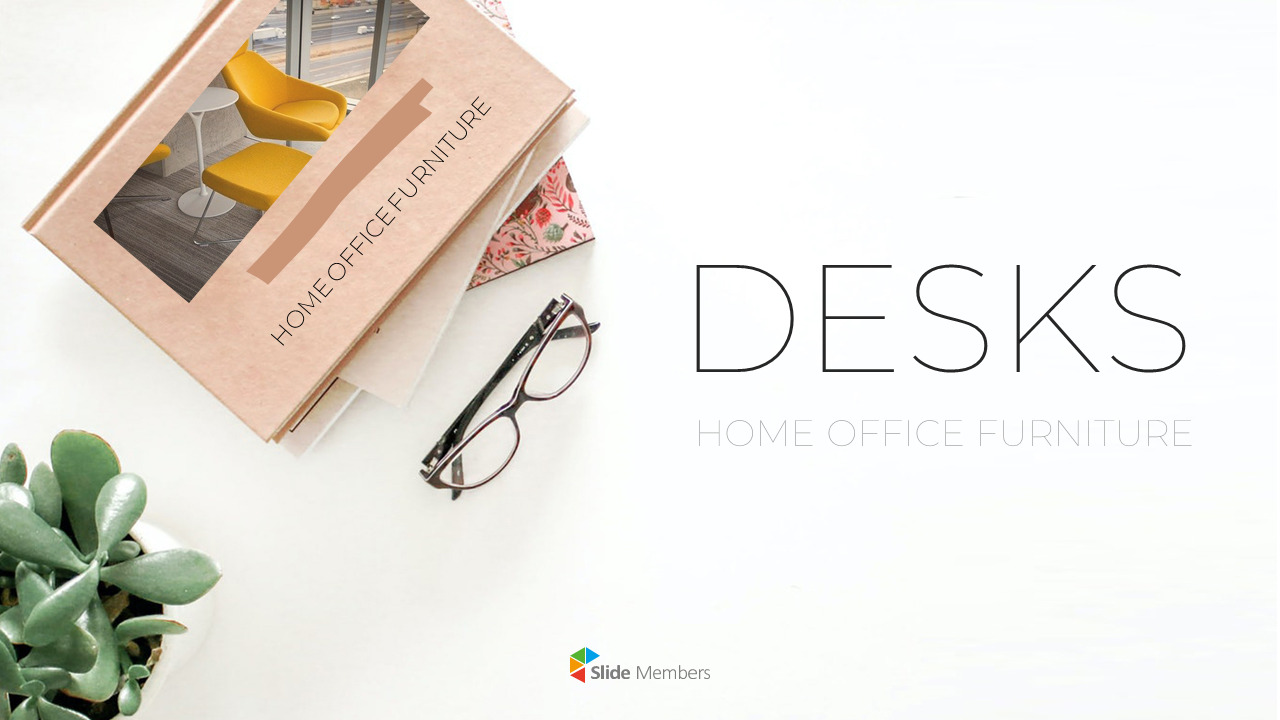 Desks - Home Office Furniture Google Presentation Slides