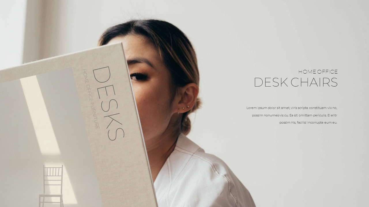 Desks - Home Office Furniture Google Presentation Slides