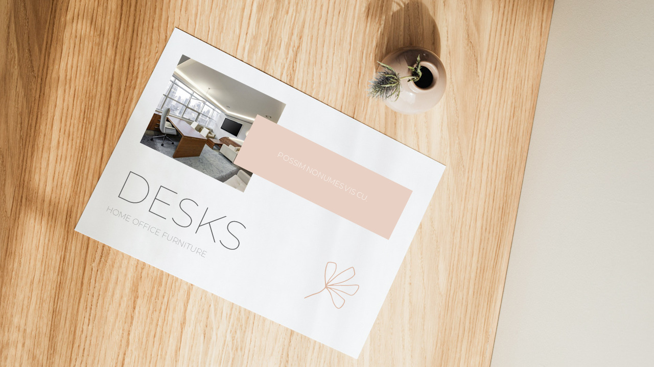 Desks - Home Office Furniture Google Presentation Slides