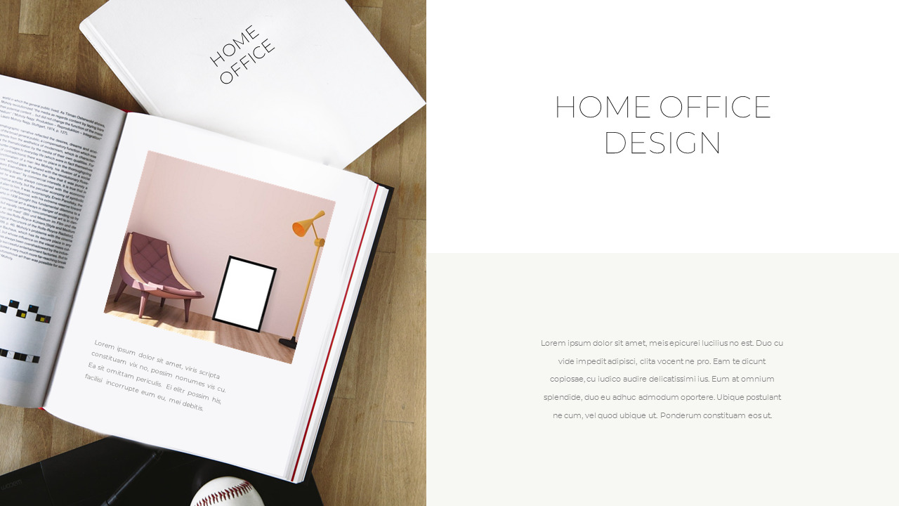 Desks - Home Office Furniture Google Presentation Slides
