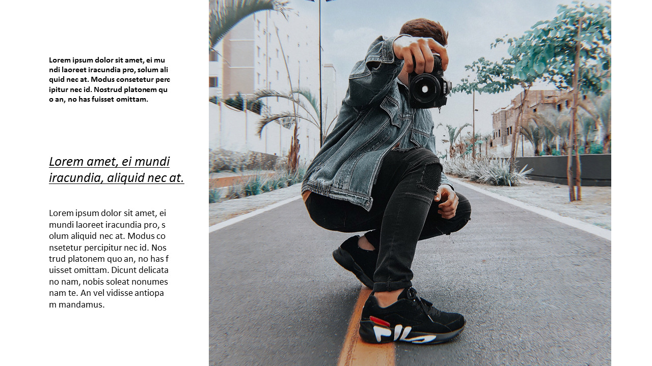 Fashion Lookbook Google Slides Templates