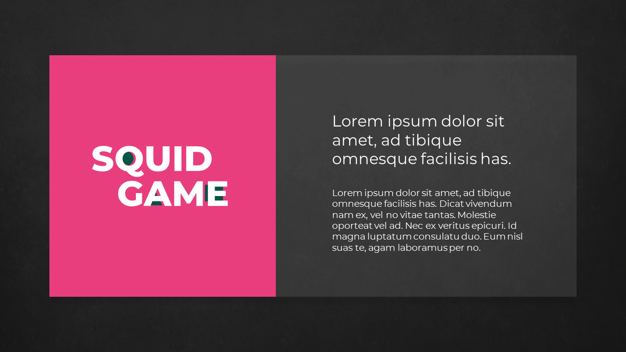 Squid Game Theme Product Deck