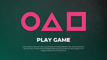 Squid Game Theme Product Deck